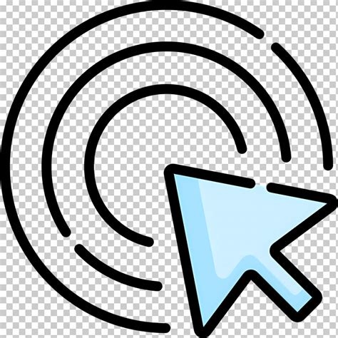 Mouse Arrow Blue Cursor With Target PNG Clipart Blue Cursor Click Computer Interface