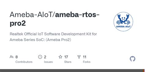 GitHub Ameba AIoT Ameba Rtos Pro Realtek Official IoT Software