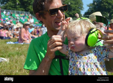 Paul Murrin With 18 Month Old Erin Murrin From Chepstowe Hi Res Stock
