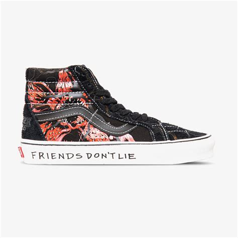 Vans X Stranger Things Sk8 Hi Reissue Erkek Siyah Sneaker