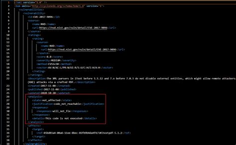 SBOM Report In CycloneDX Format