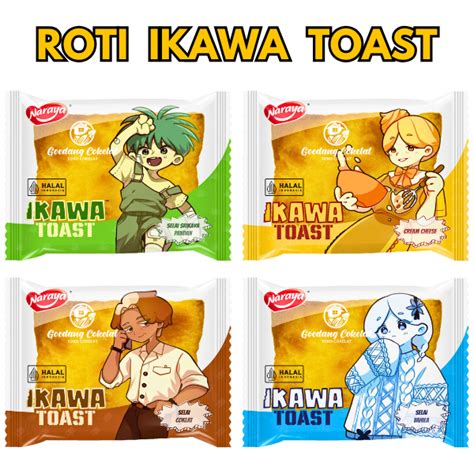 Jual Ikawa Toast Roti Naraya Ikawa Panggang Sandwich Butter Roti Viral