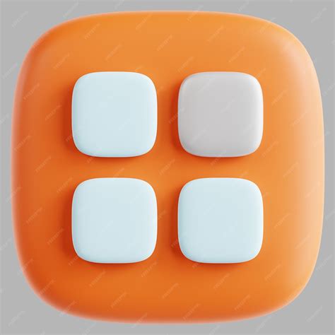 Premium Photo 3d Menu Button