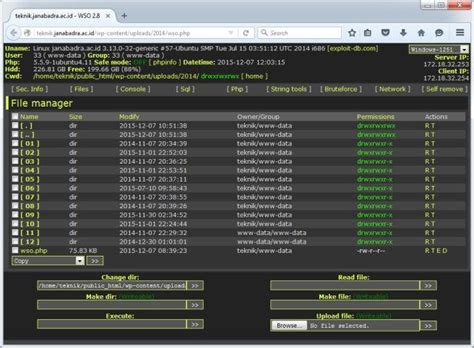 Gambar 9 Potongan Function Program Malware Wso Webshell Download Scientific Diagram