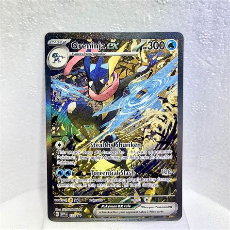 Greninja Ex Shrouded Fable Promo 132 Pokemon Black Star Promo Special