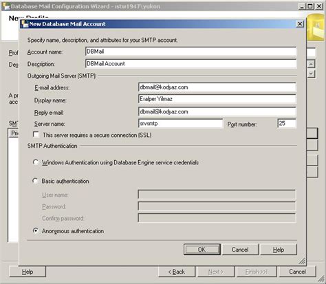 How To Configure Sql 2005 Database Mail
