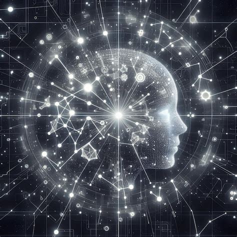 Premium Photo Hyper Realistic Ai Constellations Concept Artificial Intelligence Algorithms