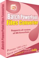 Batch PowerPoint File Converter SenseQuiet Technologies