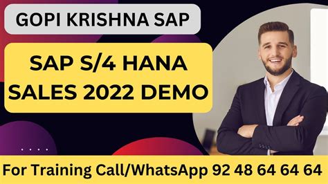 Sap S4 Hana Sales 2022 Demo Sap Saps4hanasapfico Sapmmsapsd Sapabap Sapconsultants Youtube