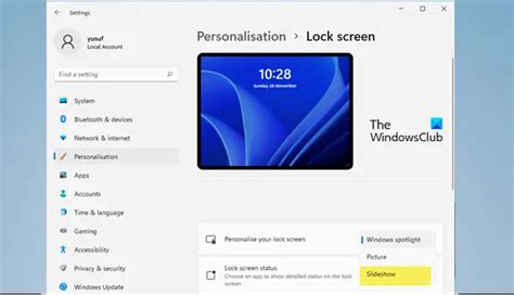 Lock Screen Slideshow Not Working In Windows 11 10