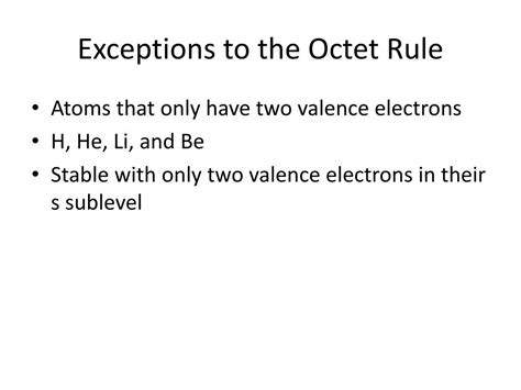 Ppt Exceptions To The Octet Rule Hybridization Powerpoint