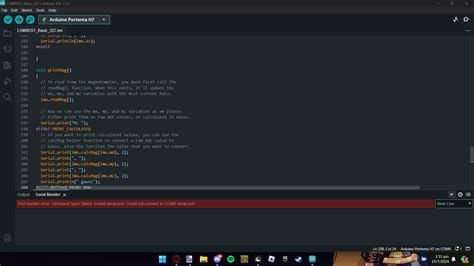 Port Monitor Error Command Open Failed Invalid Serial Port Could Not Connect To Com6 Serial