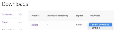 Php Group Woocommerce Downloads By Product In A Dropdown Menu Stack Overflow