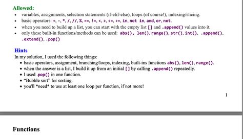 Solved Allowed Variables Assignments Selection Statements