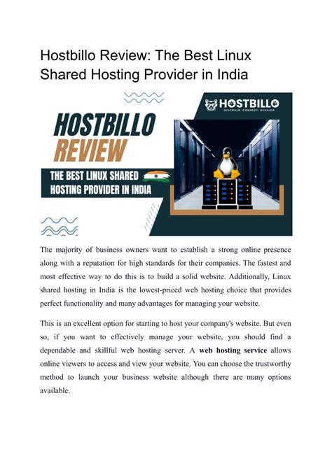 Ppt Hostbillo Review The Best Linux Shared Hosting Provider In India