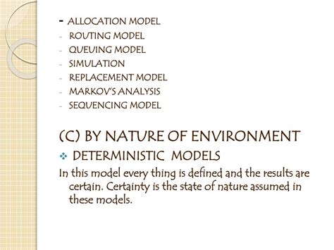 Ppt Types Of Operation Research Models Powerpoint Presentation Free Download Id 2757635