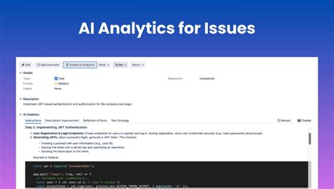 Issue Ai Analytics For Jira Cloud And Private Ai Atlassian Marketplace