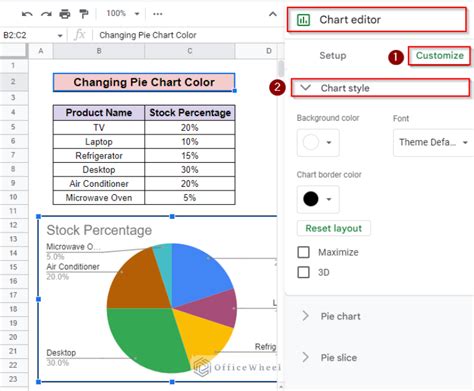 How To Change Pie Chart Colors In Google Sheets OfficeWheel