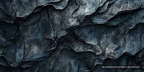 Ai创作图蓝色立体石纹理 3d抽象连续凹凸肌理 肌理彩色流体背景墙 褶皱面料肌理 牛仔肌理感 蓝色立体石纹 抽象艺术裂纹装饰墙 炫酷粗犷矿石裂痕 流动的蓝色肌理 金属假山质感肌理 密胺质感背景
