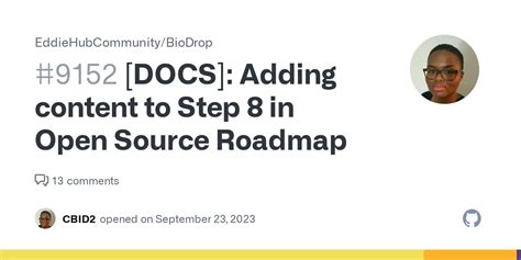Docs Adding Content To Step 8 In Open Source Roadmap · Issue 9152