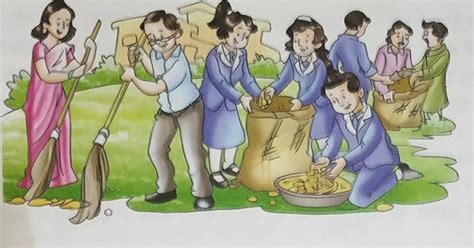 नीचे दिए गए चित्रों को देखकर 25 से 30 शब्दों में उसका वर्णन कीजिए।