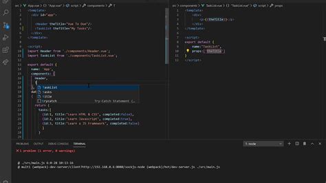 3 vue cli ~ create task data and component youtube