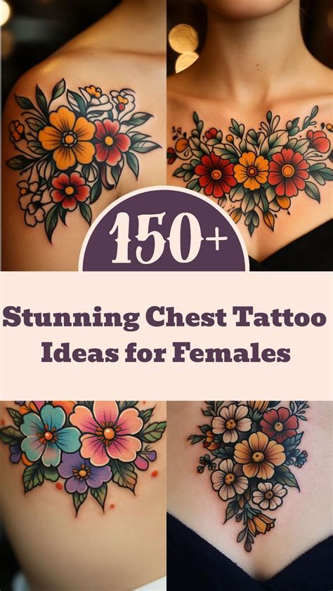Chest Tattoo Designs Female Artofit