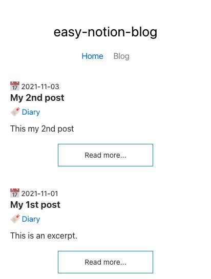 Github Hilary02easy Notion Blog Clone From Otoyoeasy Notion Blog