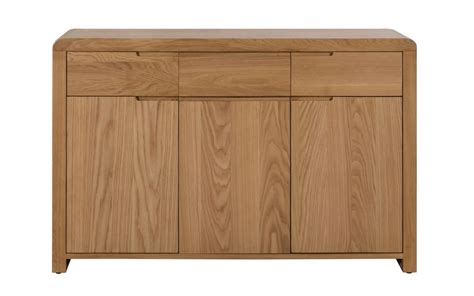 Curve Oak Sideboard Timber Furniture