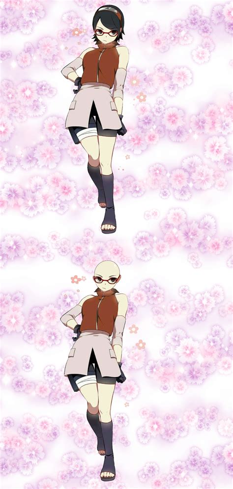 Boruto Sarada Uchiha Bald Look By Vizddraig On Deviantart