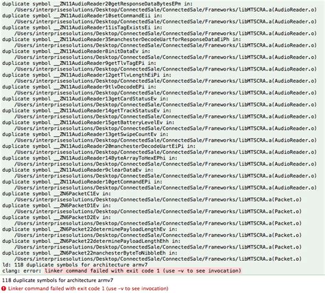 Objective C Ios6 Duplicate Symbol Error In Xcode 45 Stack Overflow