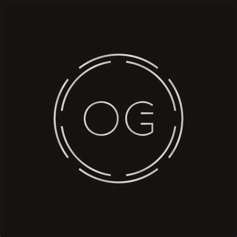 Premium Vector Initial Monogram Letter Og Logo Design Vector Template