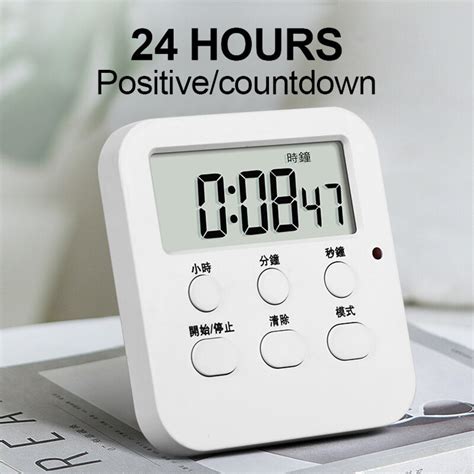 Digital Screen Kitchen Timer Large Display Digital Timer Square Cooking