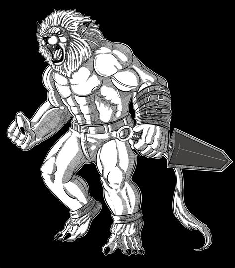 Leomon Black And White By Plsgoot On Deviantart