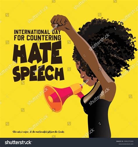 International Day Countering Hate Speech Stock Vector Royalty Free 2301272343 Shutterstock