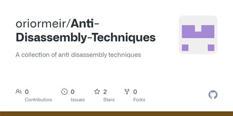 Github Oriormeiranti Disassembly Techniques A Collection Of Anti