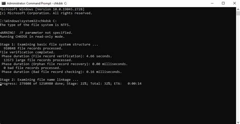 Chkdsk Commands How To Run Chkdsk On Windows 10