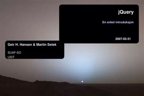 Ppt Jquery Powerpoint Presentation Free Download Id6922415