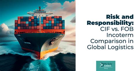 Risk And Responsibility CIF Vs FOB Incoterm Comparison In Global
