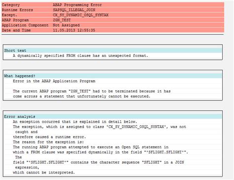 How I Solved Abap Dump When Trying To Access Hana Sap Community
