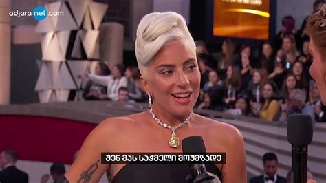 ლედი გაგას ინტერვიუ ოსკარის დაჯილდოების წითელ ხალიჩაზე Youtube
