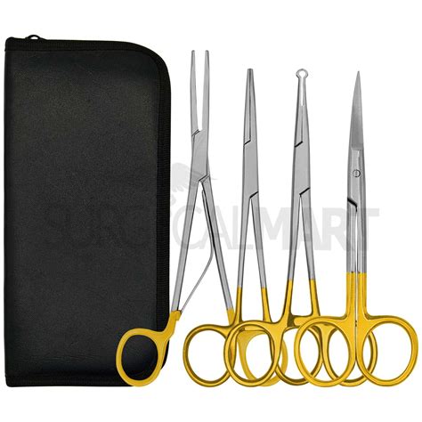 6 Pcs No Scalpel Vasectomy Instruments Set With Case