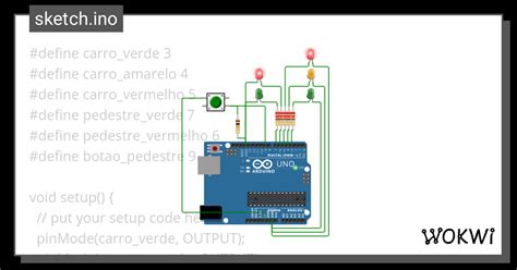 Semaforopedestre Wokwi Esp32 Stm32 Arduino Simulator