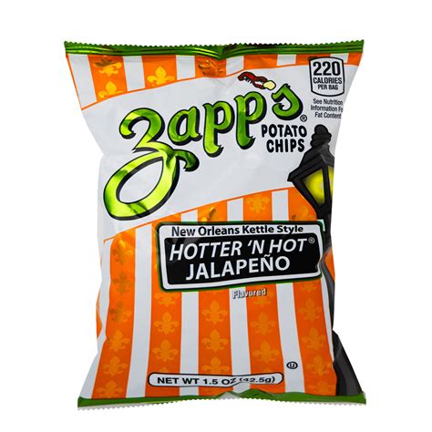 Zapps Hotter N Hot Jalapeno 1 5oz Candy Funhouse Candy Funhouse Ca