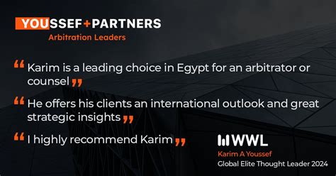Youssef Partners Arbitration Leaders On Linkedin Karim A Youssef