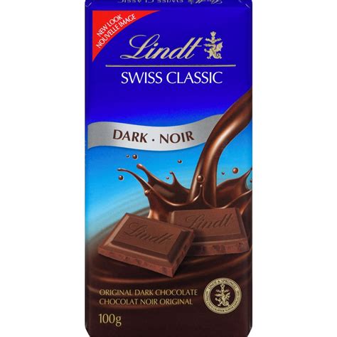 Swiss Classic Dark Chocolate 100 G Lindt Dizin Online Store