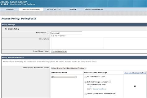 Configure Wsa Integration With Ise For Trustsec Aware Services Cisco