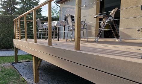 Suspended Decking In Wood Composite