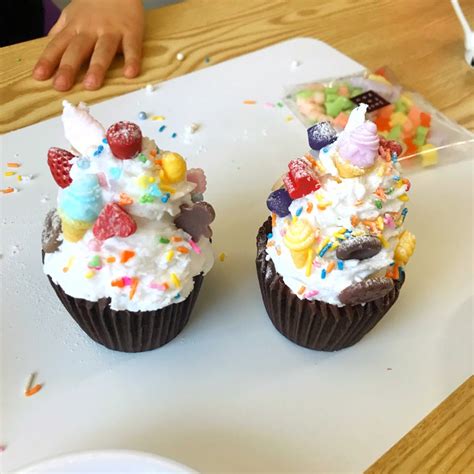 키즈 컵케익 비누 만들기 솜씨당