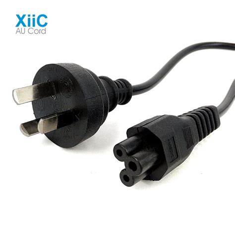 M Ft Australian Australia Au Plug Power Supply Cable Prong Hole